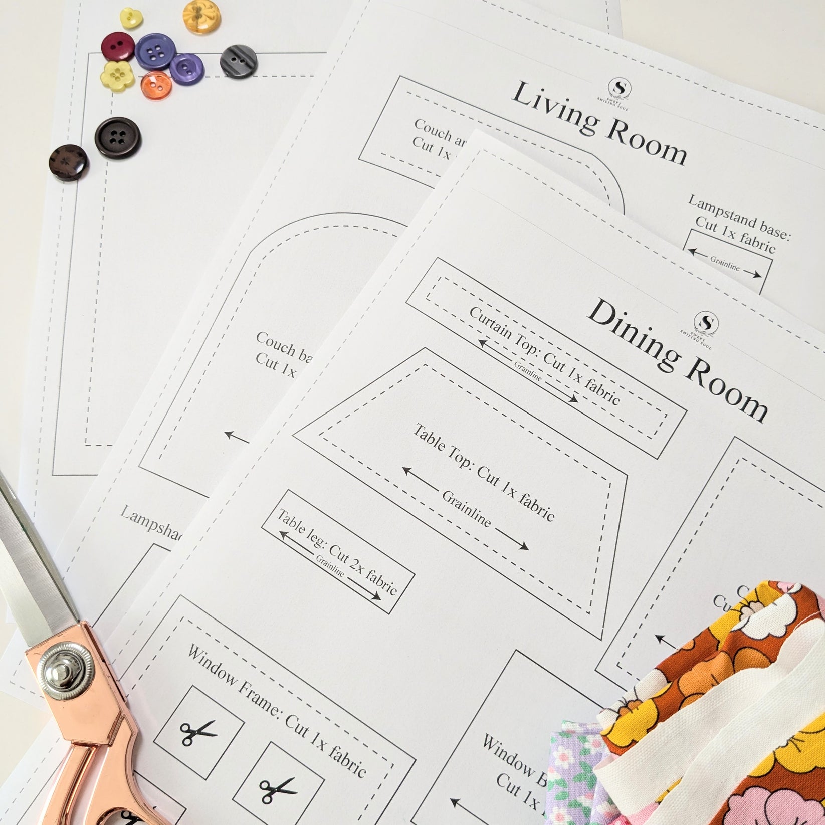 🏠 Fabric Doll & Dollhouse PDF Sewing Pattern – Beginner-Friendly (Digi ...